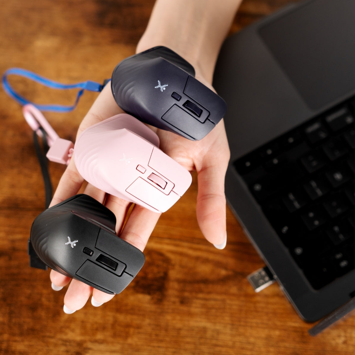 Mini Ratón Recargable Conexión Dual 2.4 GHz + Bluetooth Pixie | PERFEC