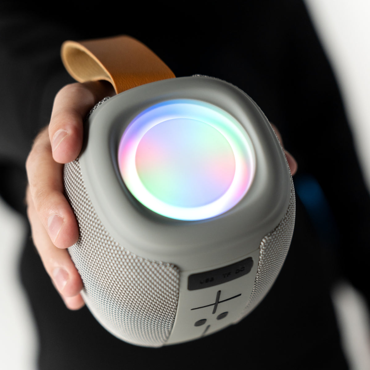 Bocina Bluetooth Inalámbrica Luz LED Función TWS Novel Drum | PERFECT