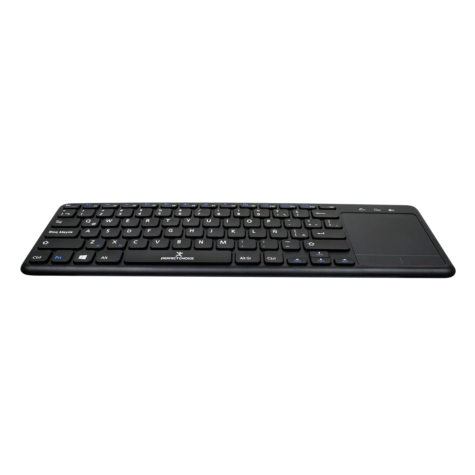 Teclado Inalámbrico con Touch Pad Teclas de Tijera y Accesos Rapidos